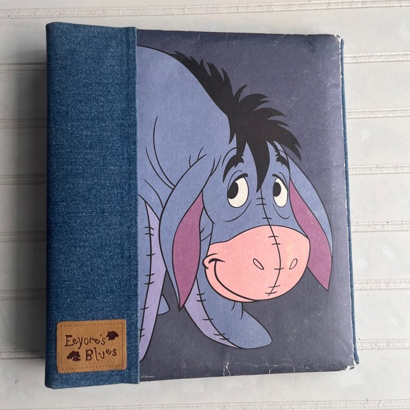 Disney | Office | Y2k Disney Store Eeyore Binder Notebook Portfolio ...